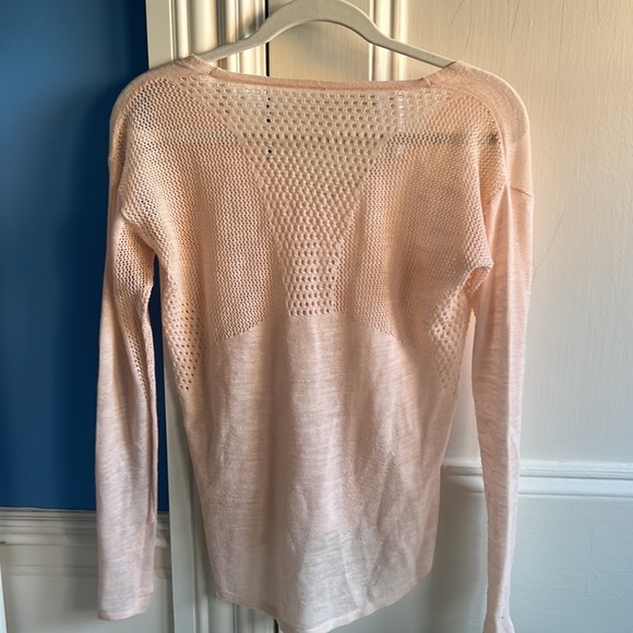 lululemon athletica | Sweaters | Light Pink Lululemon Sweater With ...